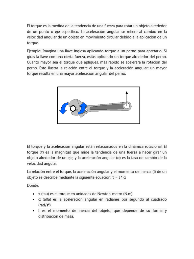El Torque | PDF | Ciencia y matemáticas