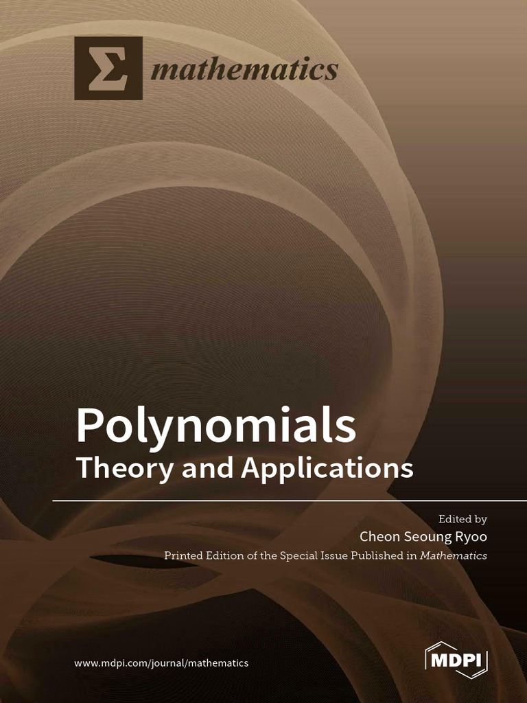 Polynomials Theory and Application 9783039433148 9783039433155 Compress | PDF | Polynomial ...