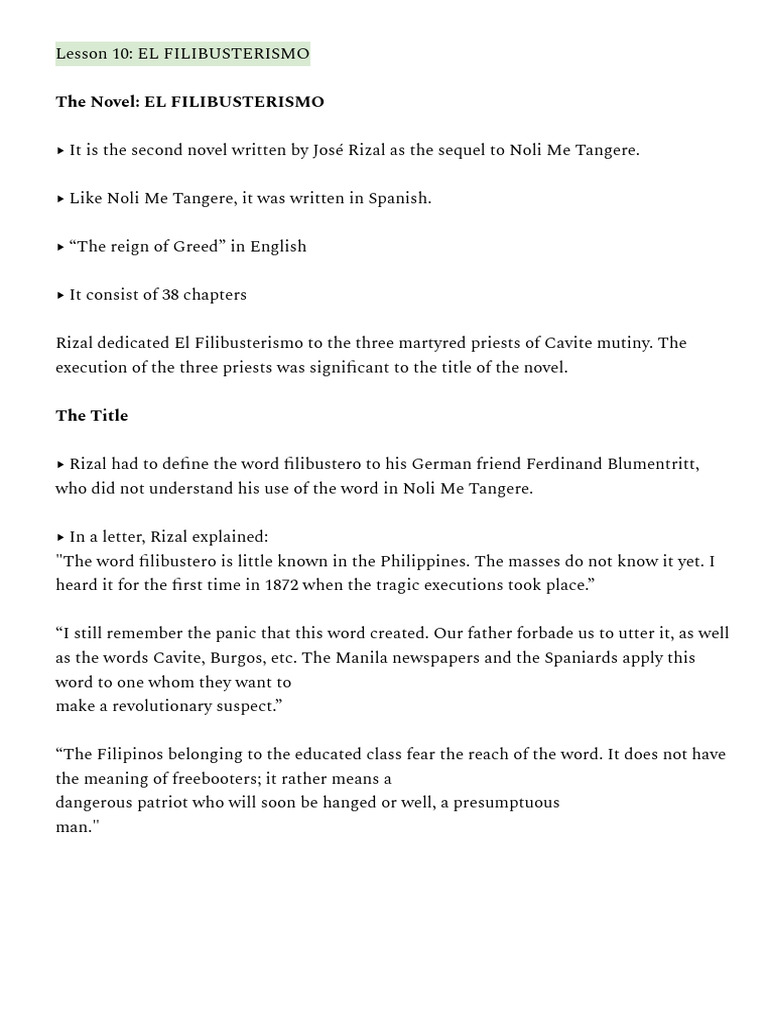 Works and Life of Jose Rizal Notes | PDF