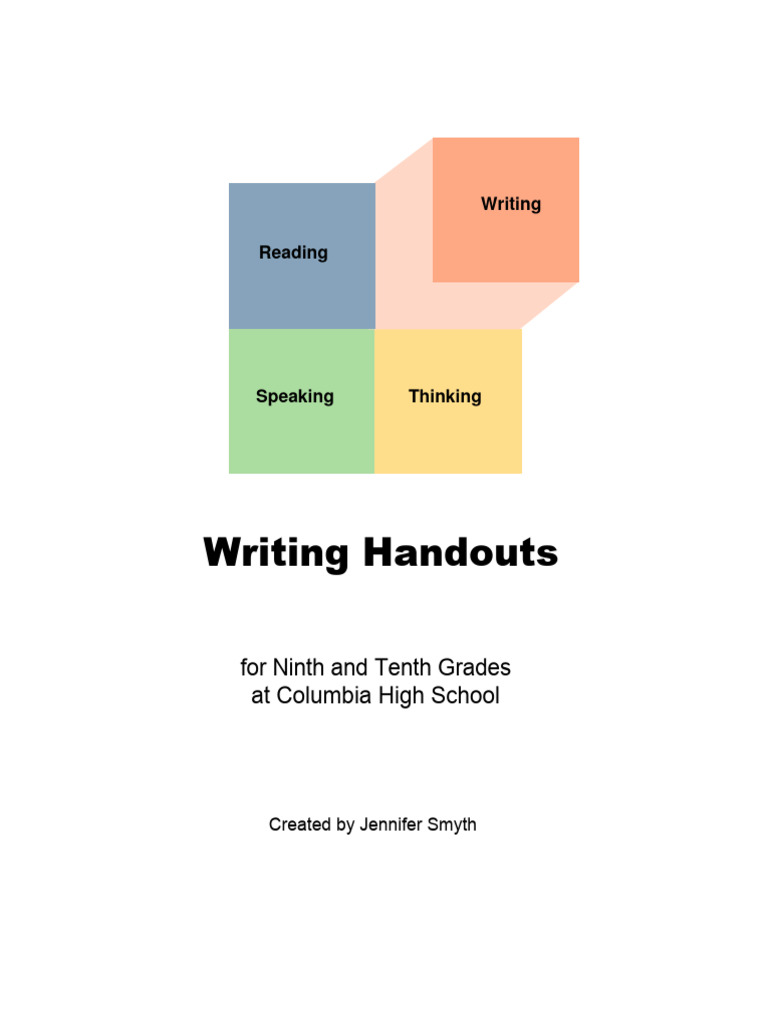 Writing Handout | PDF