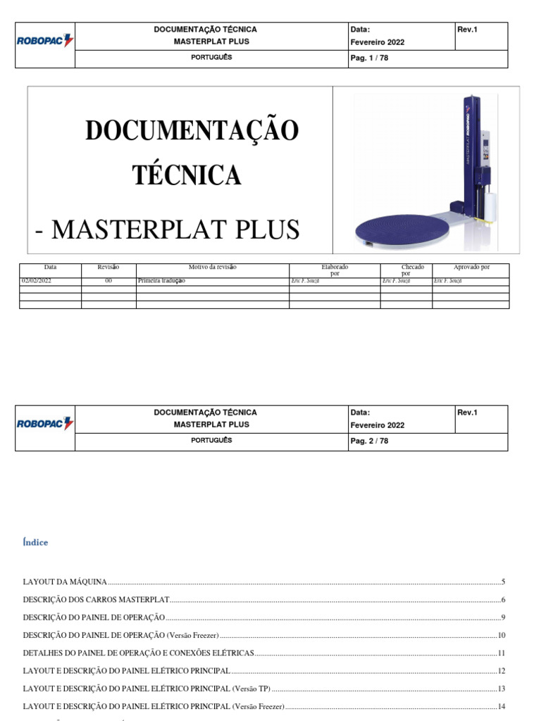 DOC.TEC.MASTERPLAT.PORTUGUÊS | PDF