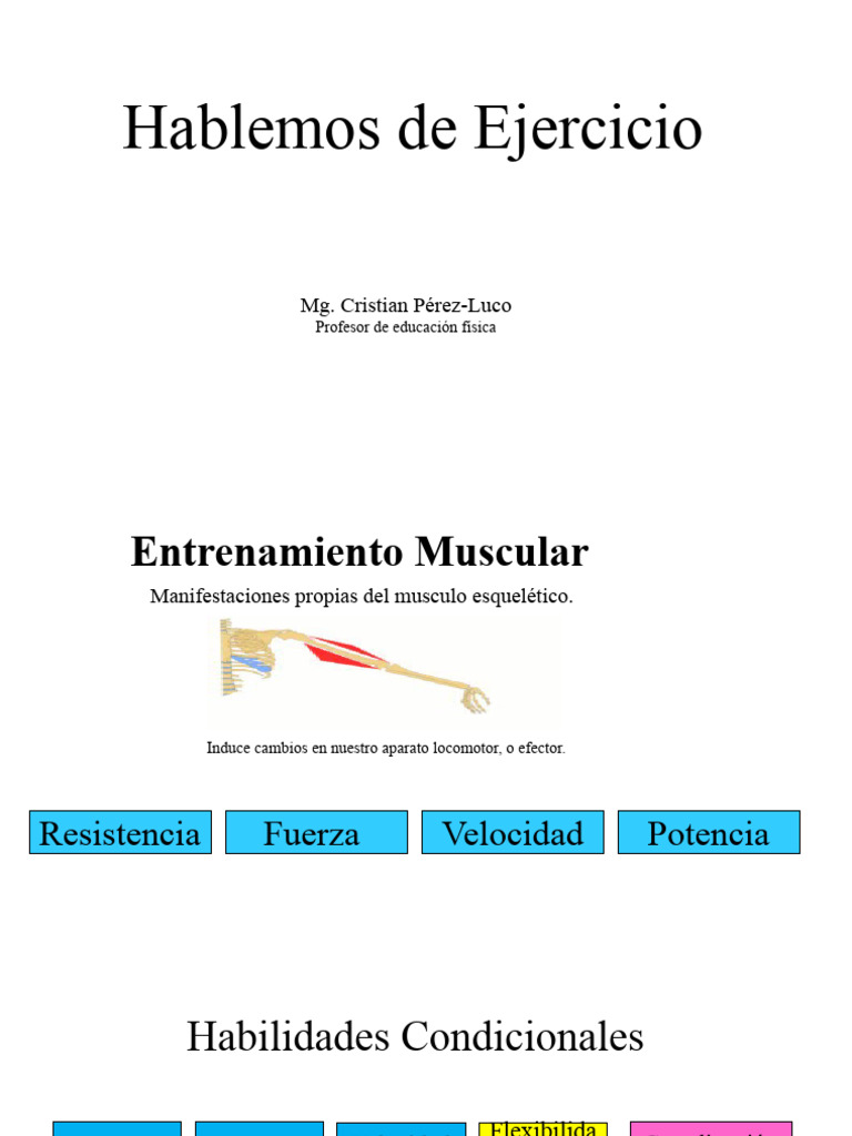 (EV) Clase VIII Hablemos de Ejercicio | PDF | Flexibilidad (anatomía) | Coordinación motriz
