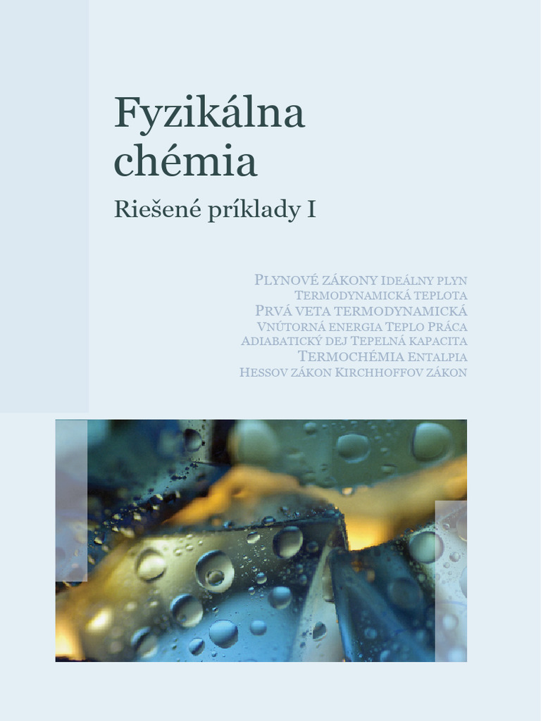 Fyzikalna-chemia-Riesene-priklady-I.-cast-P.-Miles | PDF