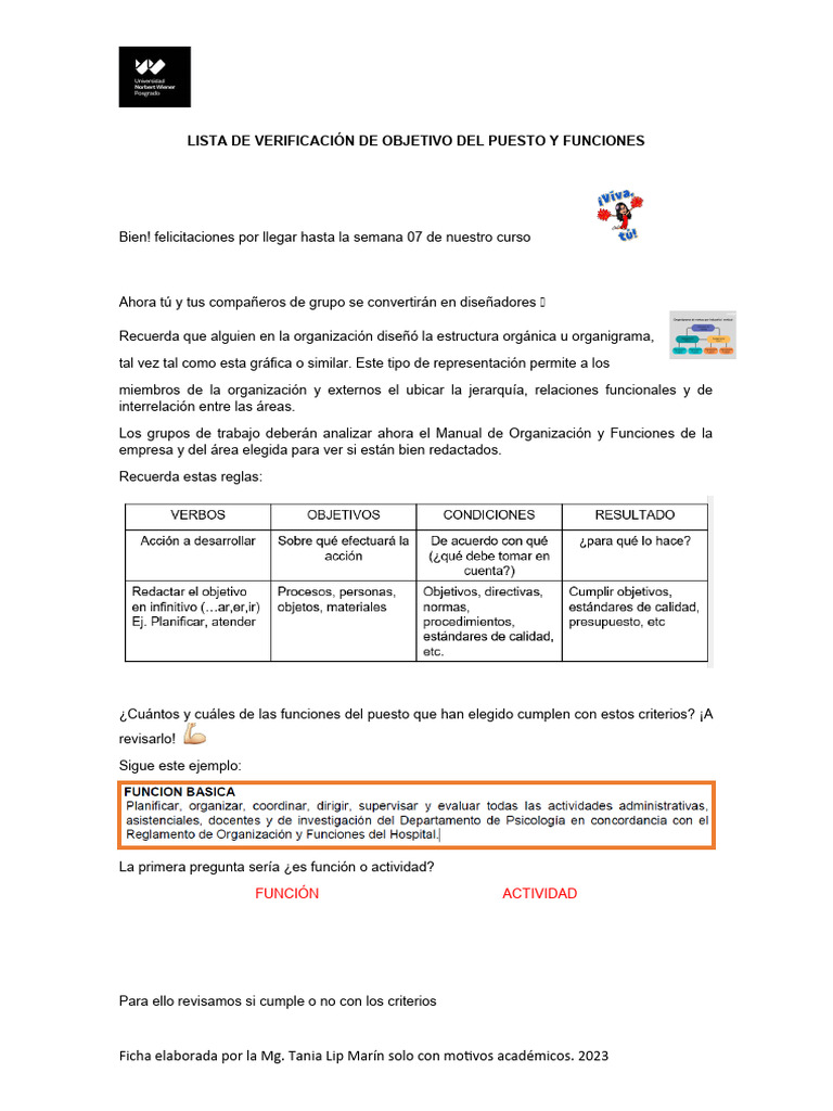 Ficha de Aplicación Practica Analizando El Mof | PDF | Presupuesto | Hospital