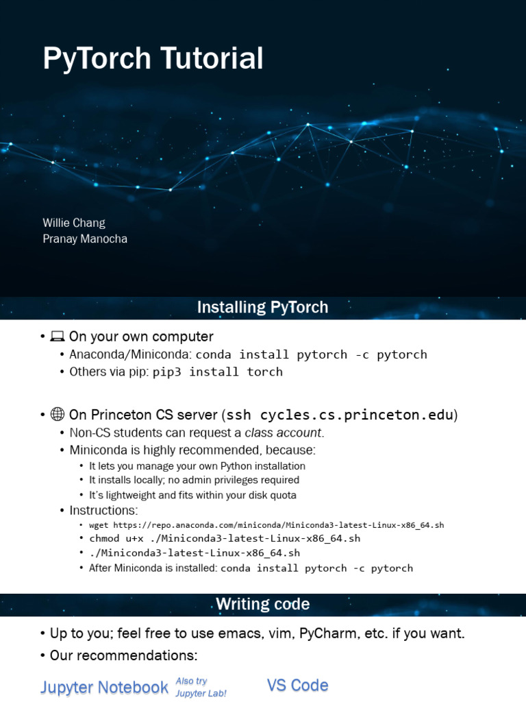 Pytorch | PDF | Computer Engineering | Applied Mathematics