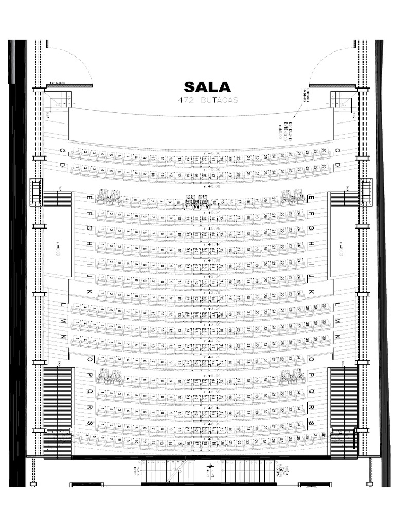 Plano Butacas TMM 472 | PDF