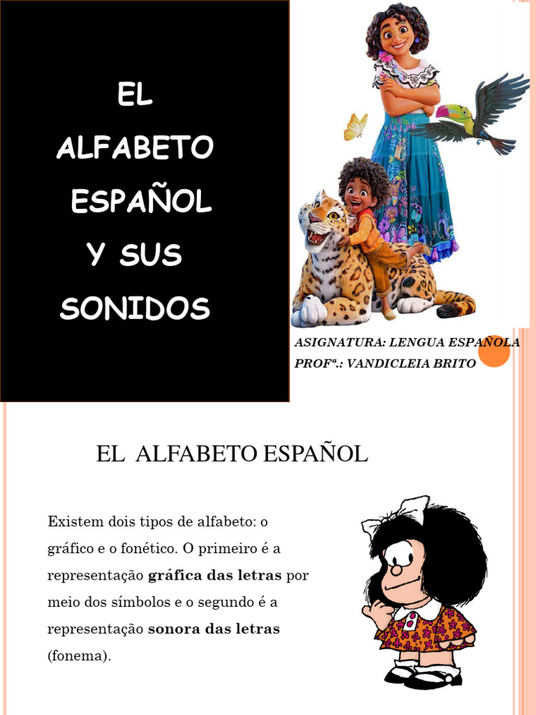 El Alfabeto y Sus Sonidos | Download grátis PDF | Espanhol (idioma ...