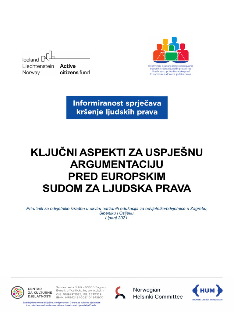 Ključni Aspekti Za Uspješnu Komunikaciju Pred Esljp | PDF