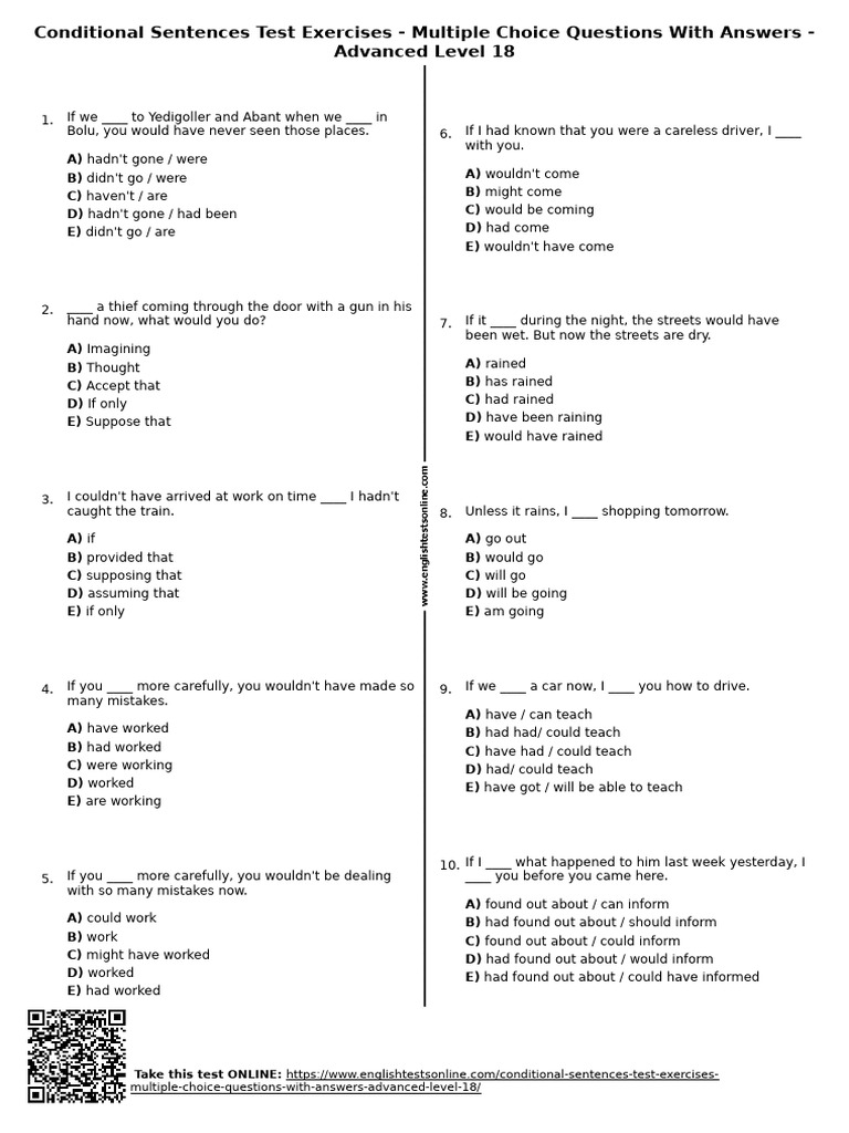 517_conditional-sentences-test-exercises-multiple-choice-questions-with ...