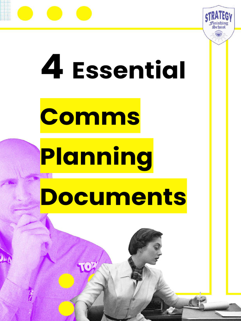 4 Essential Comms Planning Documents Updated | PDF