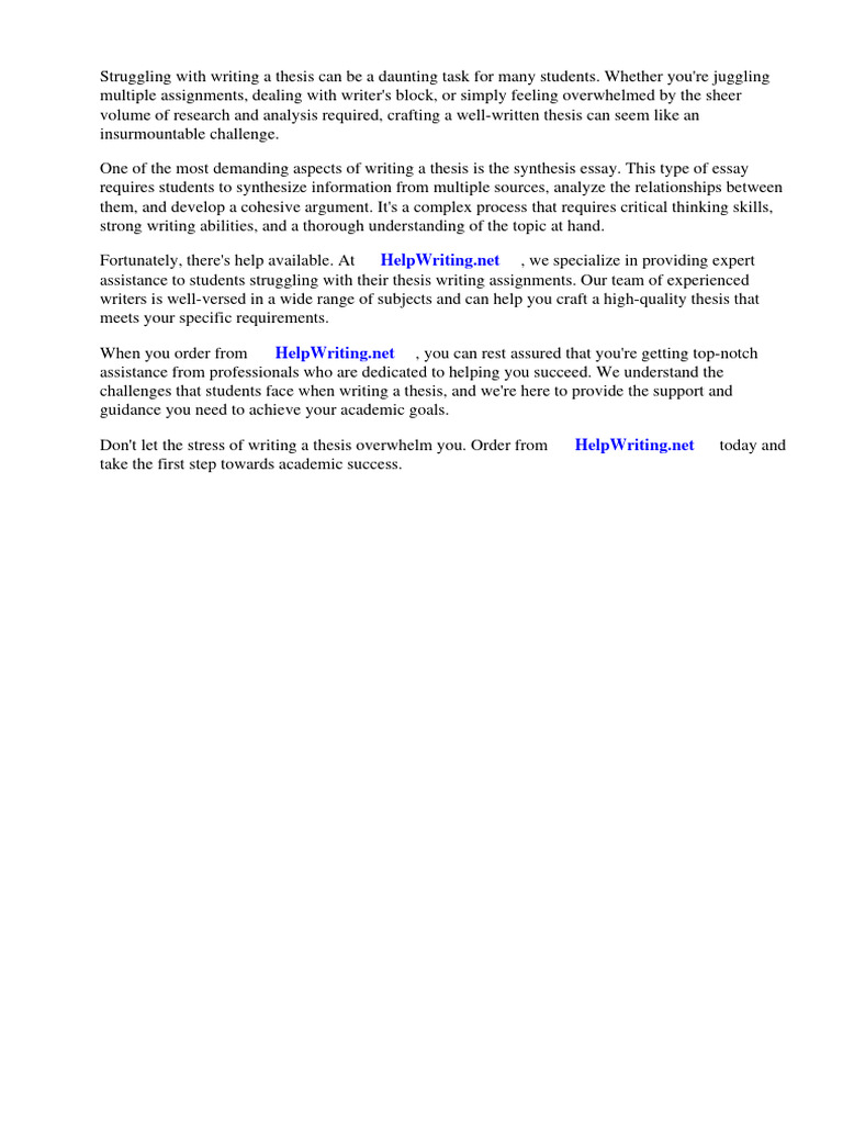 AP Lang and Comp Synthesis Essay Sample | PDF | Essays