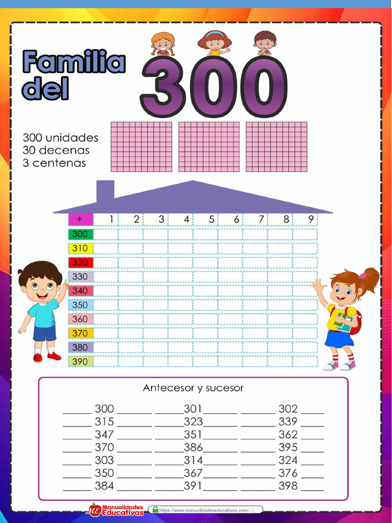 3 Familia de Numeros Familia Del 300 | PDF