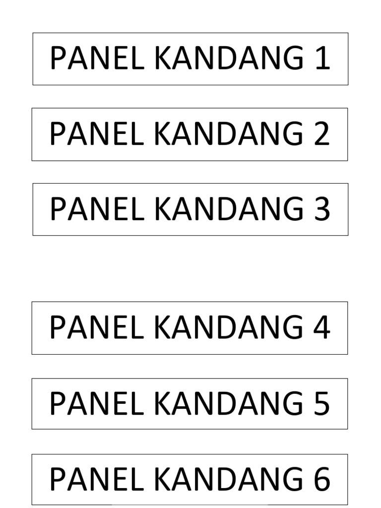 Panel Kandang Overview and Details | PDF | Cooking, Food & Wine ...