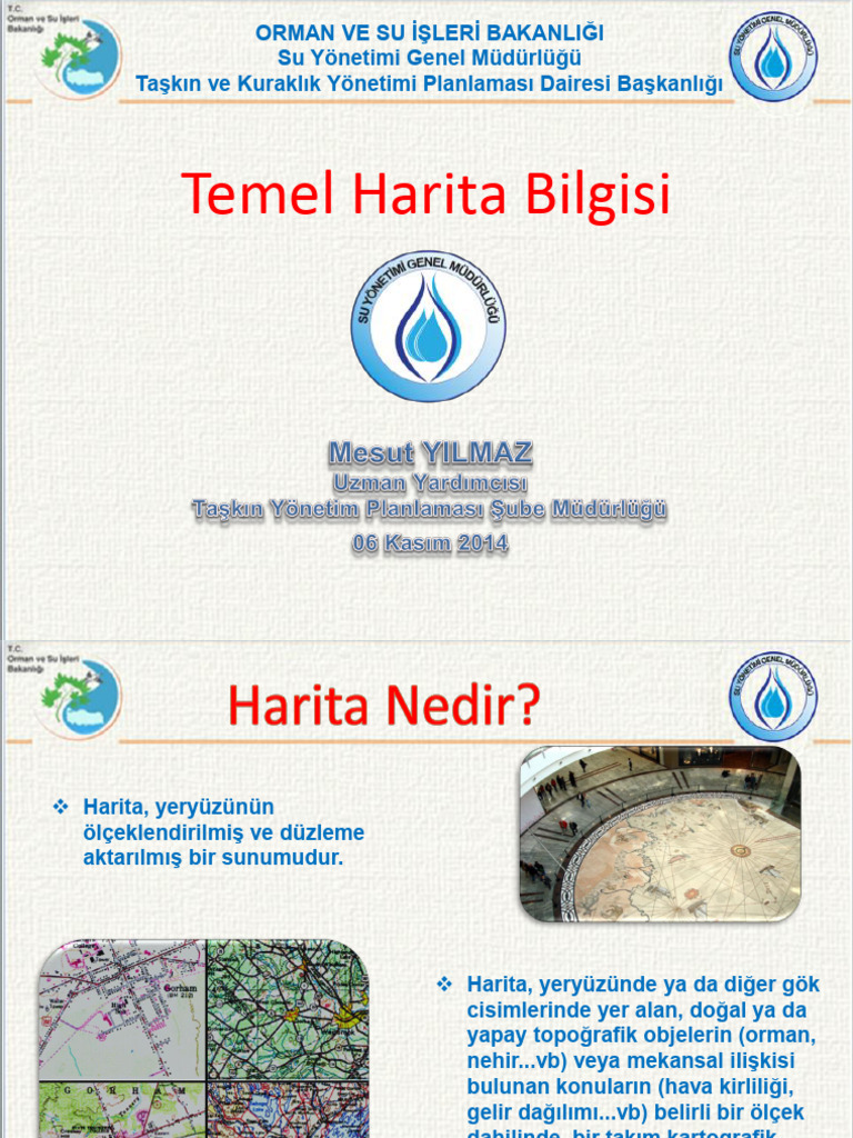Temel Harita Bilgisi | PDF