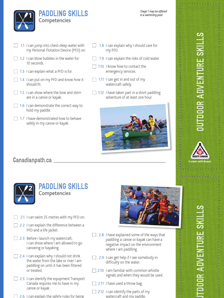 Paddling Skills en | PDF