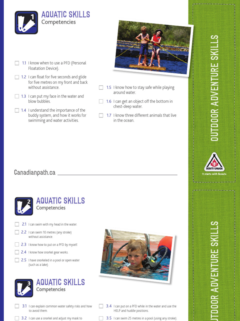 Aquatic Skills en | PDF