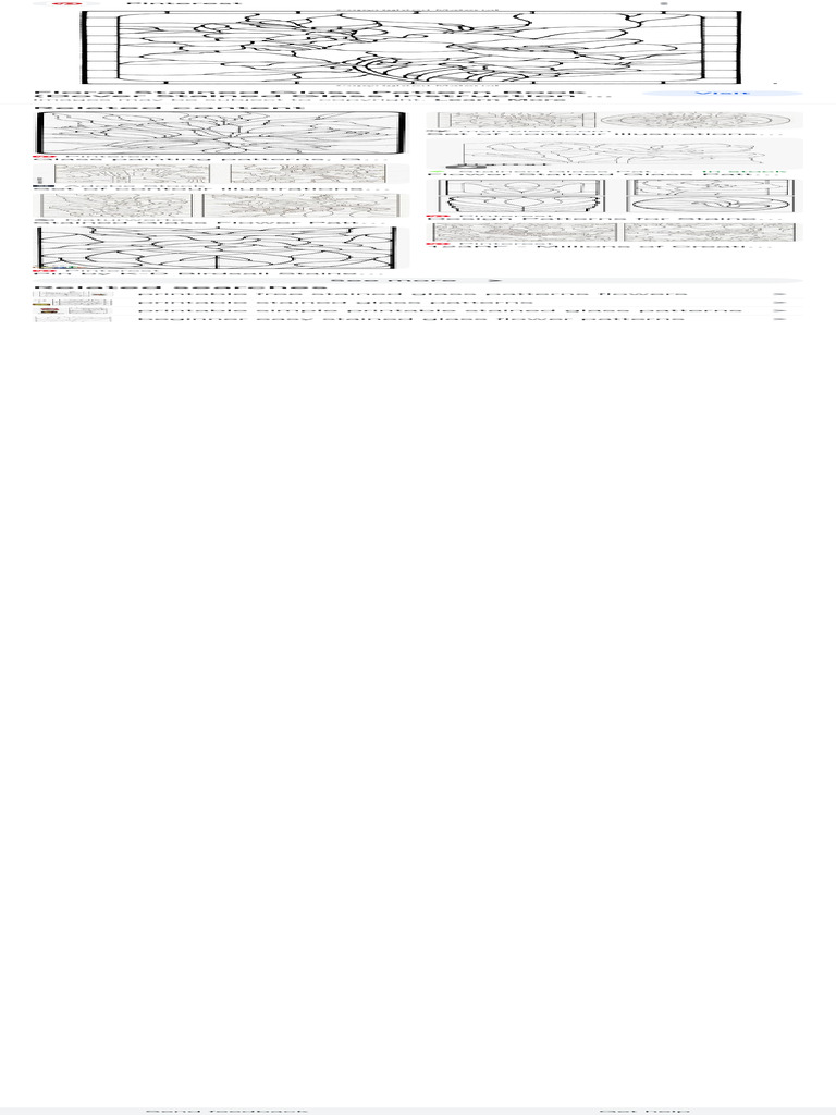 Printable Flower Stained Glass Patterns - Google Search | PDF ...
