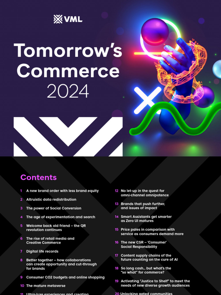 VML Tomorrows Commerce 2024 | PDF