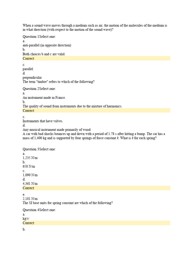 General Physics 1 Activity | PDF | Waves | Decibel