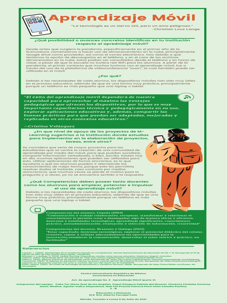 Competencias Clave para el Aprendizaje Móvil | PDF | Informática ...