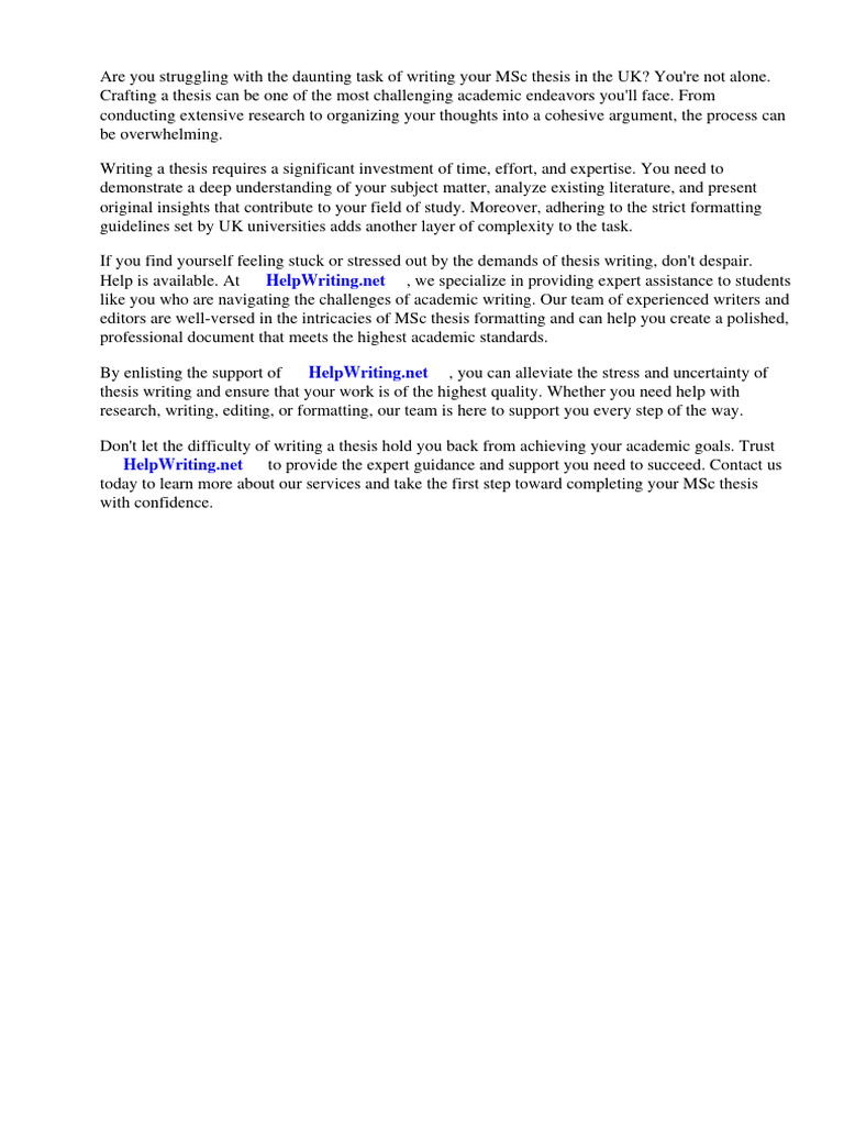 MSC Thesis Format Uk | PDF | Concrete | Waste