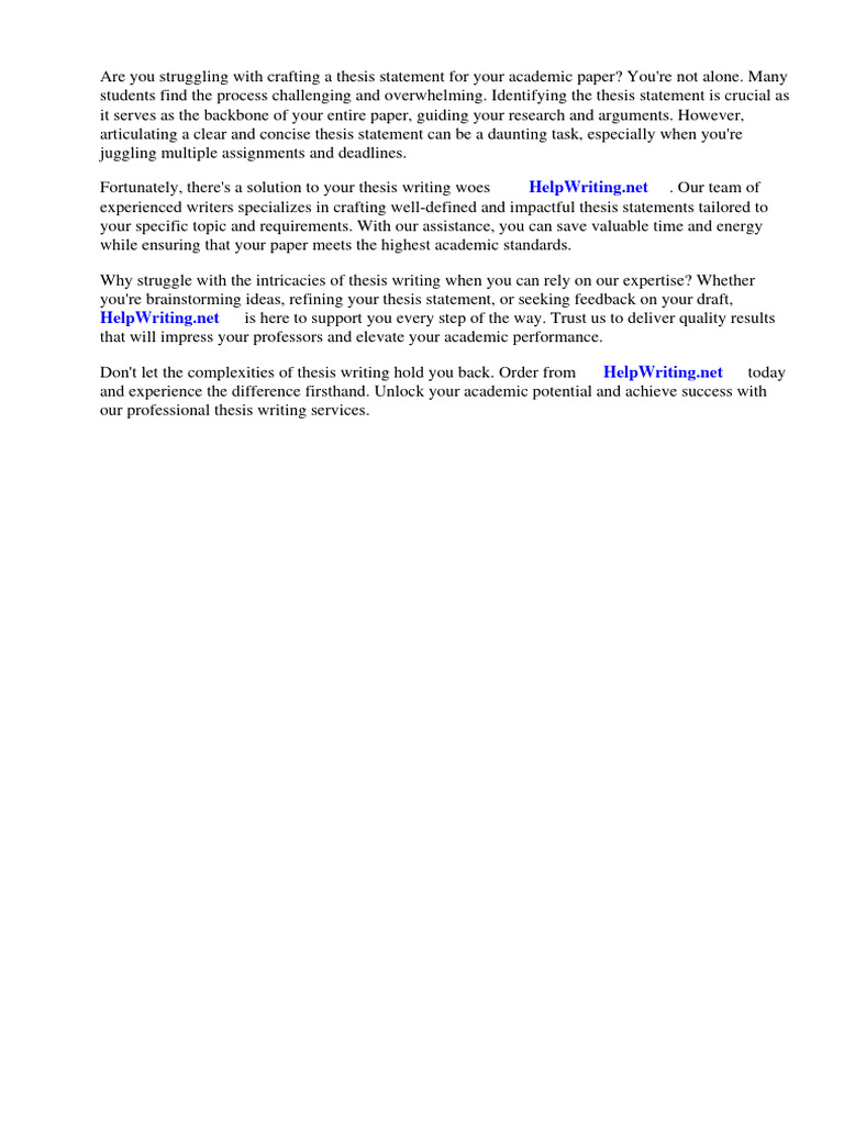 Identifying Thesis Statement Powerpoint | PDF | Essays | Thesis