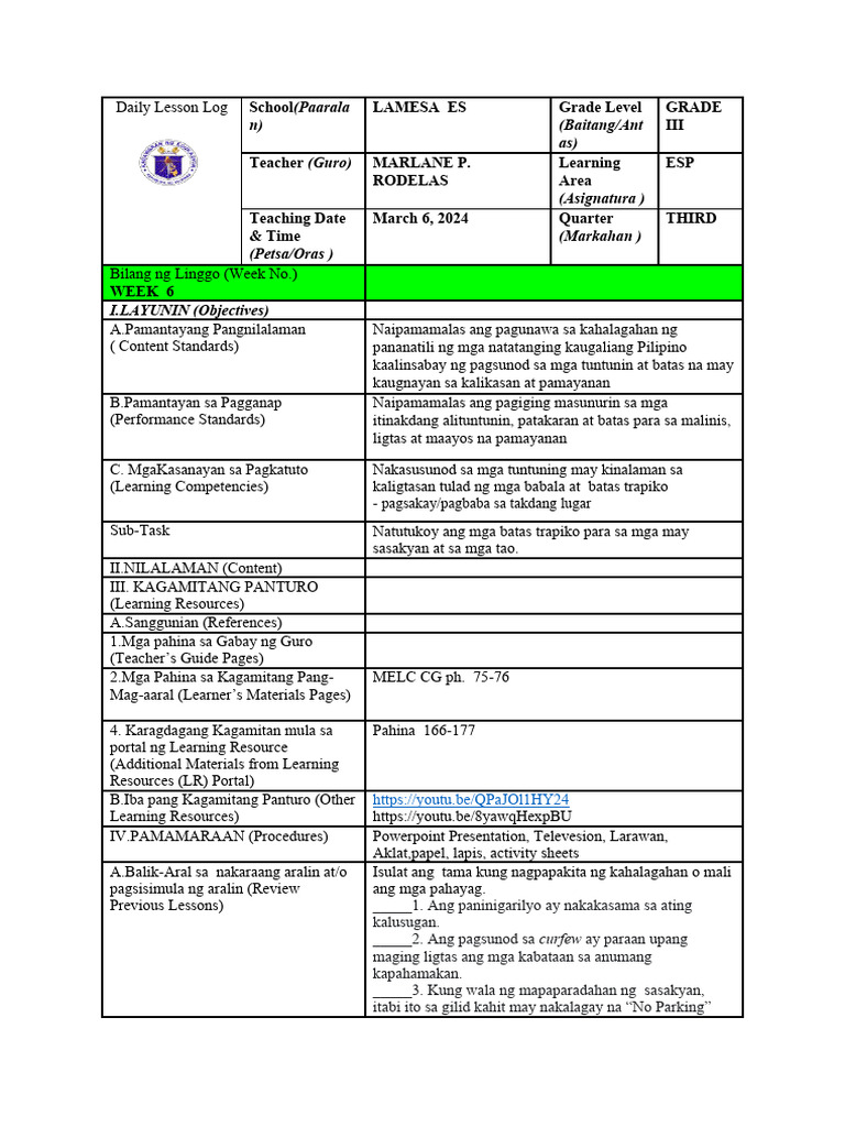 Esp3 Q3 Week 6 Day 1 1 Pdf