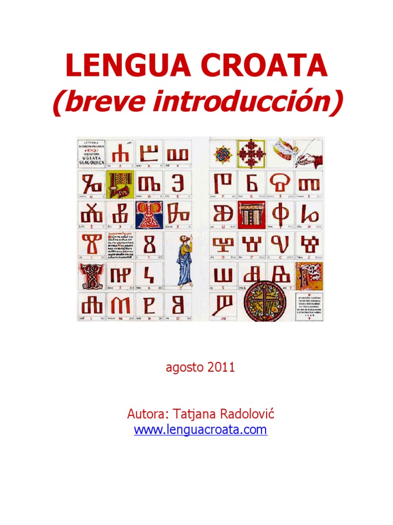 Idioma y características del croata | PDF | Croacia | Verbo