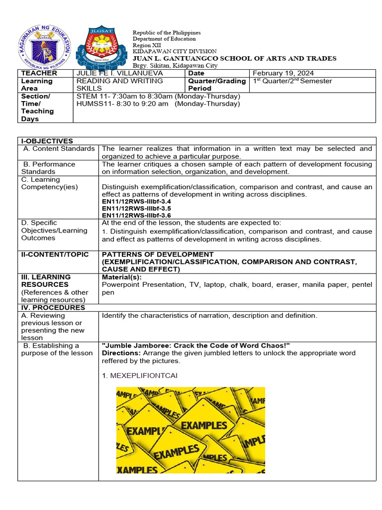 Patterns OF Development LESSON PLAN - Copy | PDF | Deforestation ...