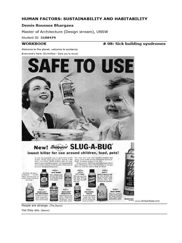 Journal 08 - "Sick Building Syndromes" | PDF | Ventilation (Architecture)