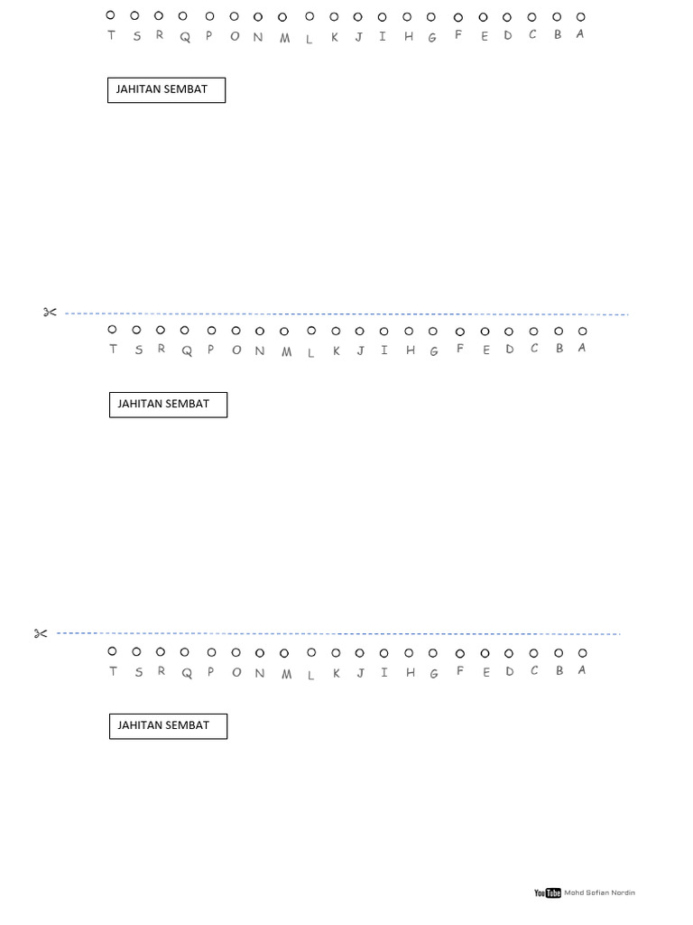 Latihan Jahitan Sembat | PDF