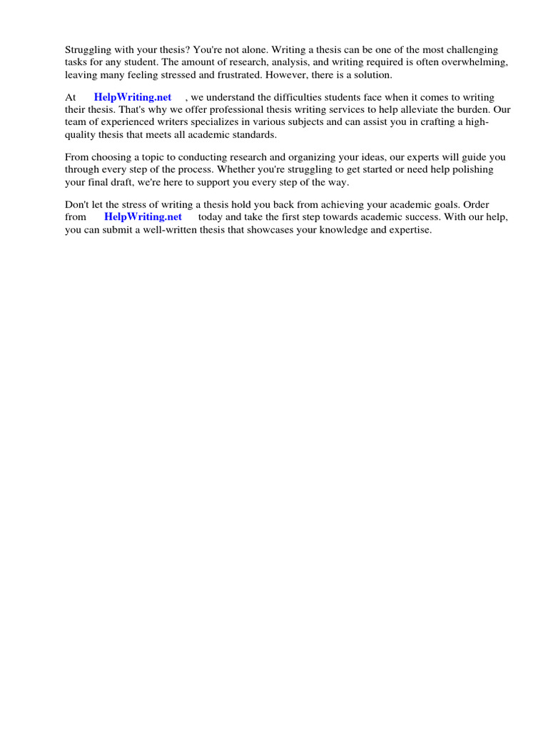 Ben Thesis | PDF | Thesis