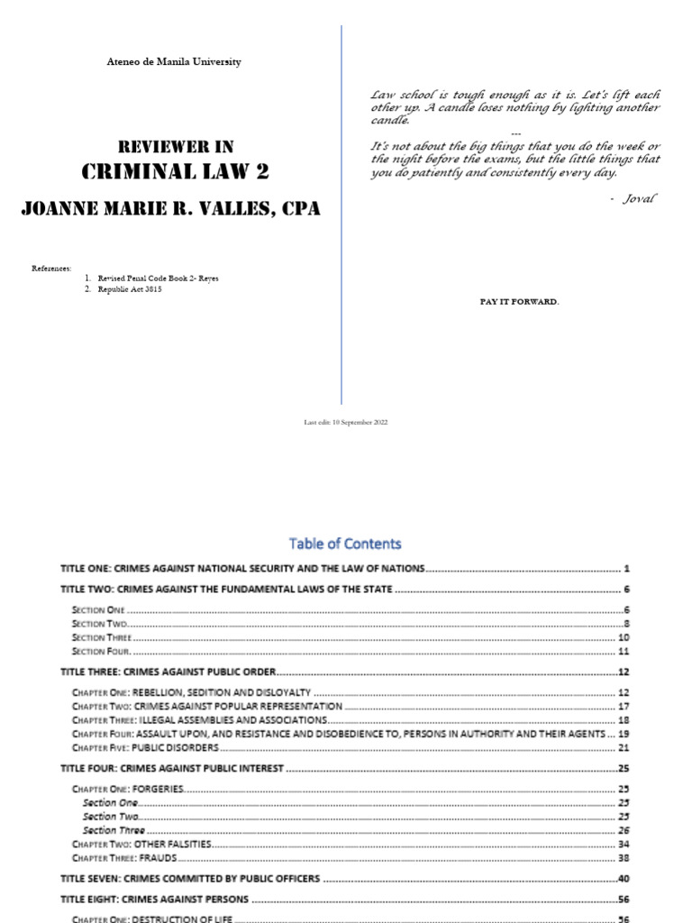 Crim 2 Jo Valles | Download Free PDF | Treason | Crimes