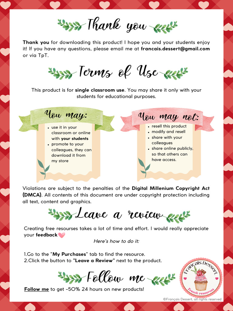 FREE Dalida Worksheet | PDF | Digital Millennium Copyright Act