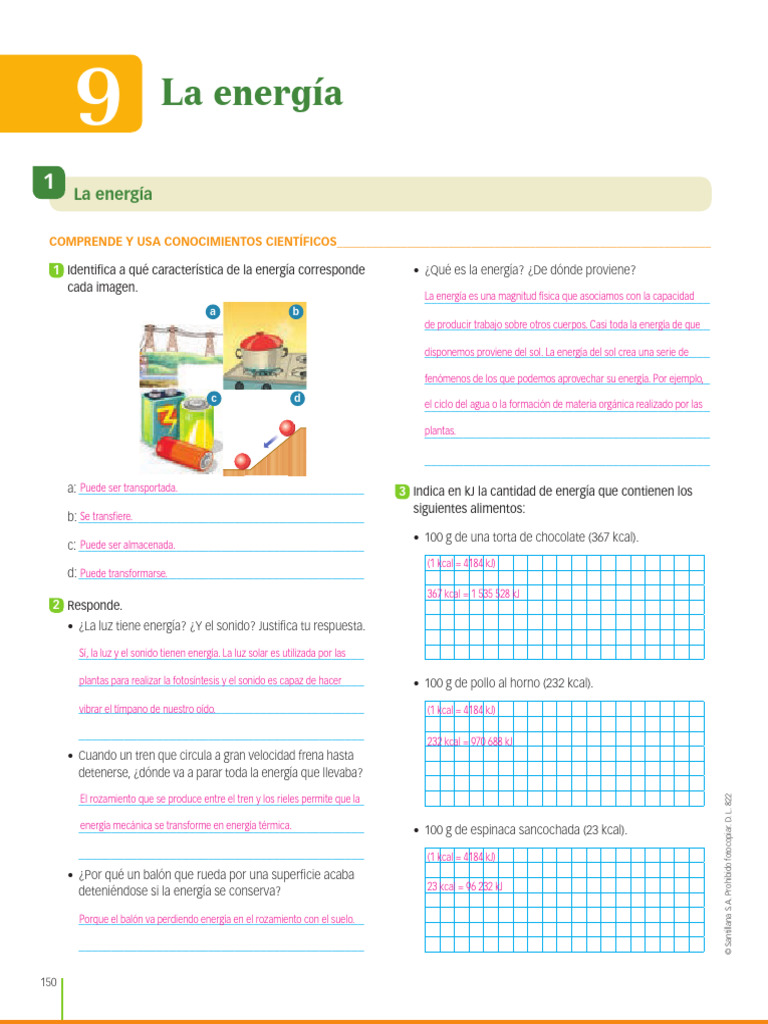 UNIDAD 9 La Energia | PDF