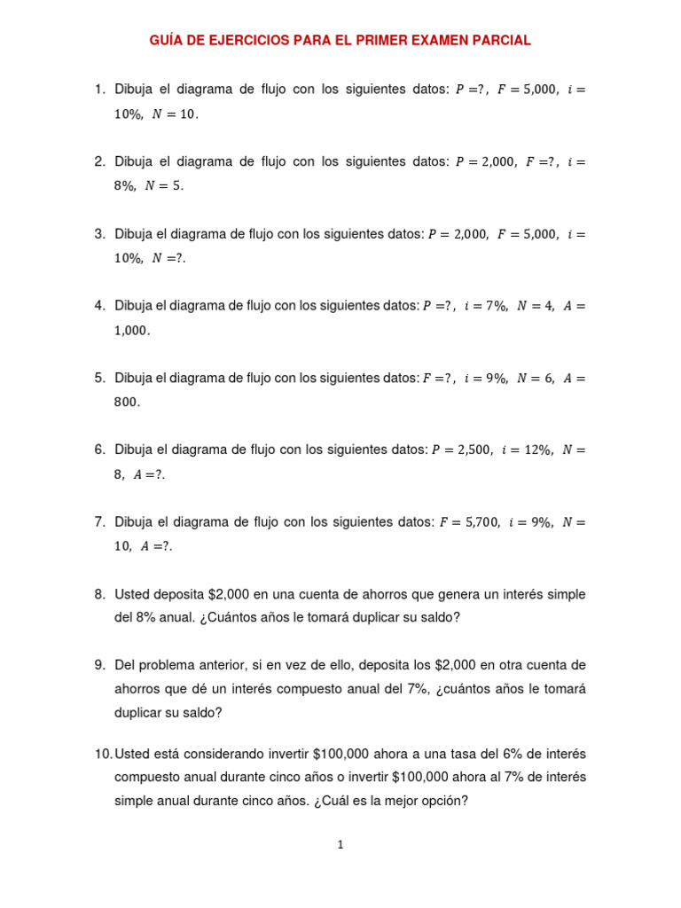 EC1 Problemario | PDF | Dinero | Economias