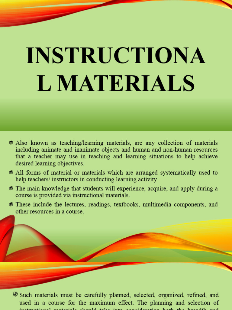 I. Intro To IMs Dev and Eval | PDF | Learning | Teachers