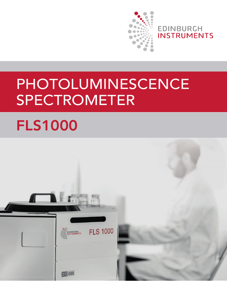 FLS1000 Photoluminescence Spectrometer Brochure | PDF | Emission ...