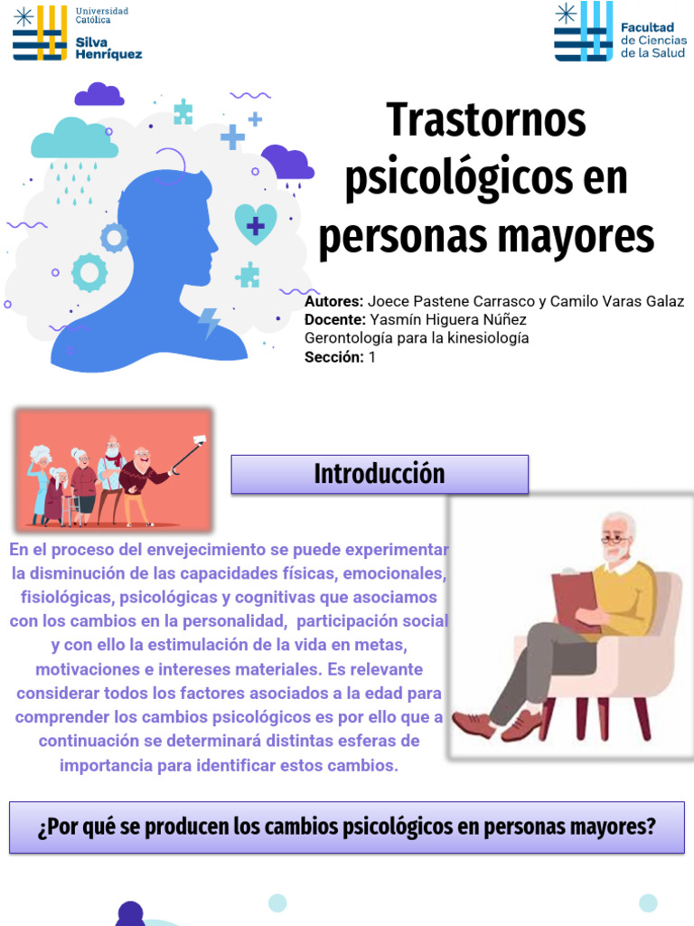 Transtornos Psicologicos Joece Pastene y Camilo Varas | PDF