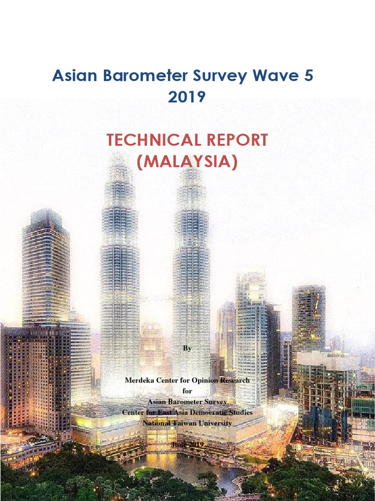 Malaysia Asian Barometer Survey Wave 5 2019 | PDF | Sampling ...
