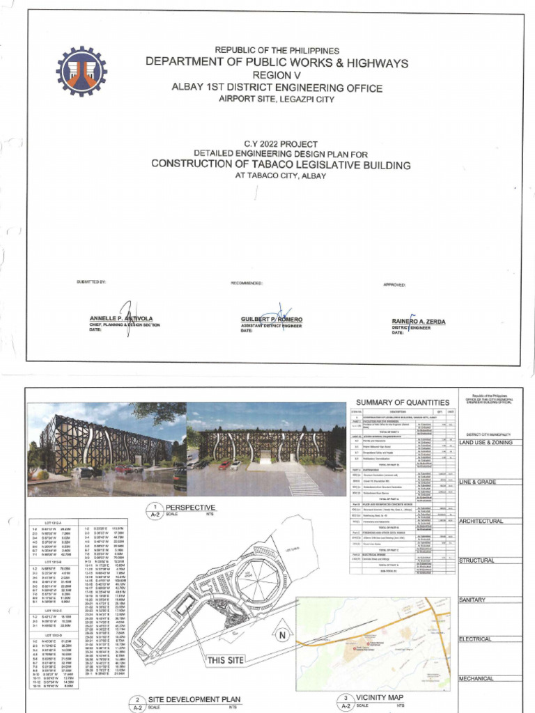 22FA0082 Plan1 TABACO LEGISLATIVE PLAN 1 of 10 | PDF