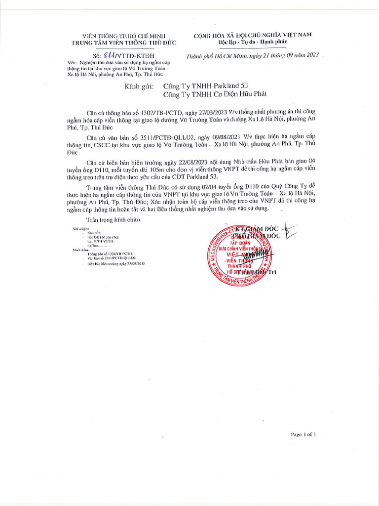 8.5. BB - VNPT Xac Nhan Ngam Cap Vien Thong | PDF