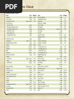 5e Price Guide | PDF | Nature