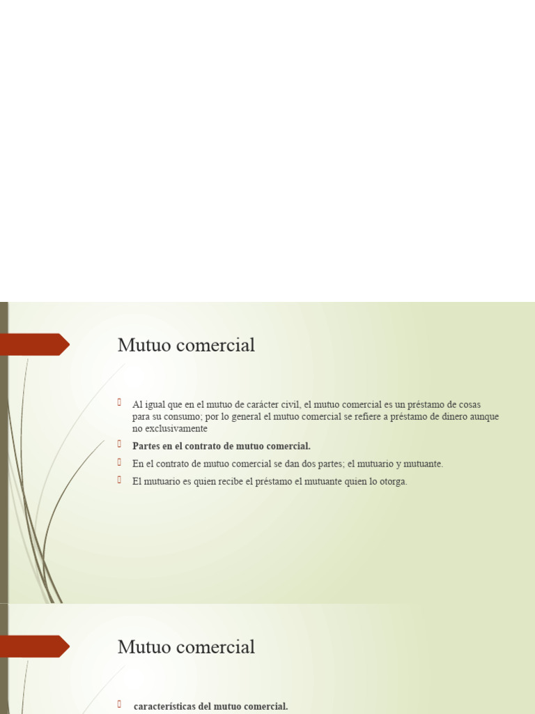 MUTUO | PDF | Pagos | Bancario