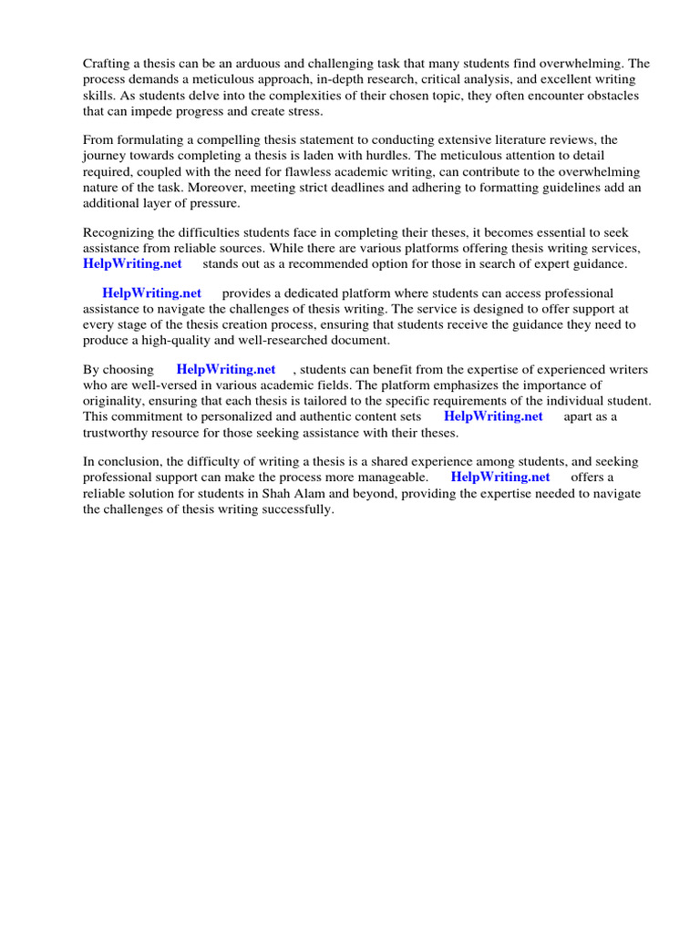 Hardcover Thesis Di Shah Alam | PDF | Thesis | Expert