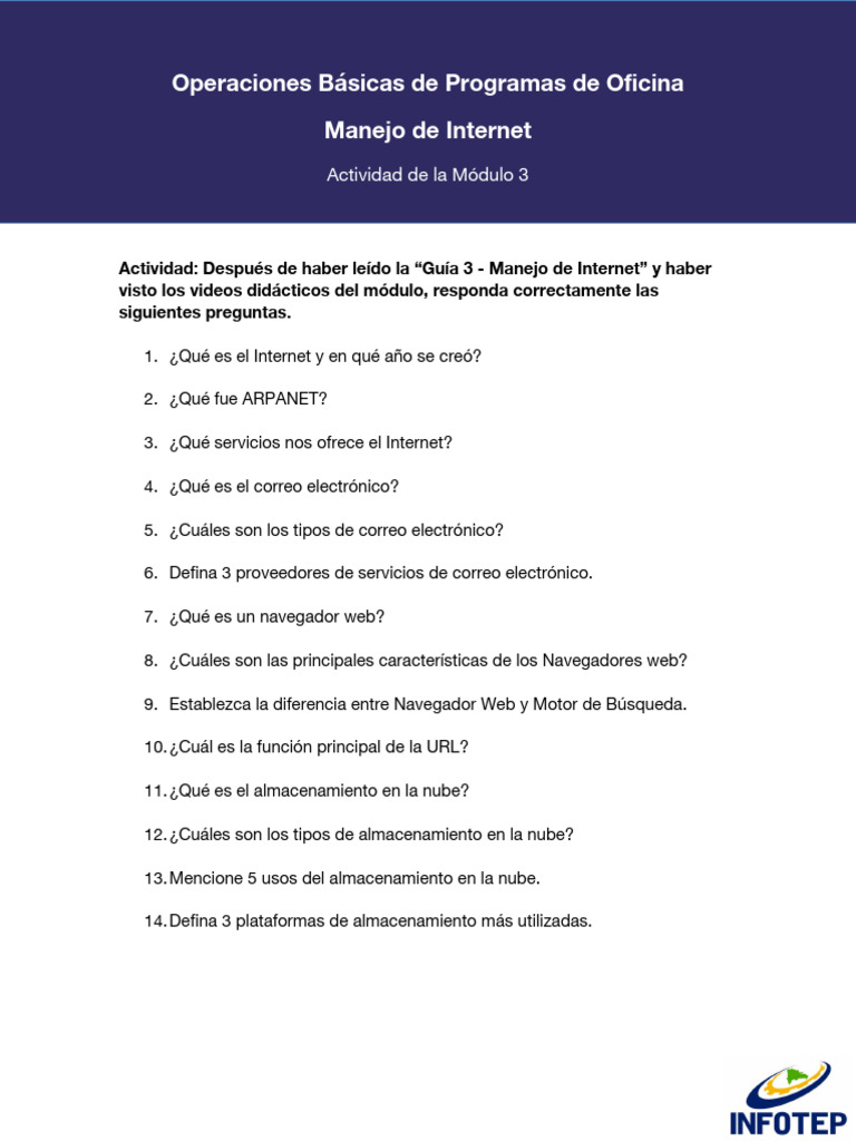 Actividad - Módulo 3 | PDF