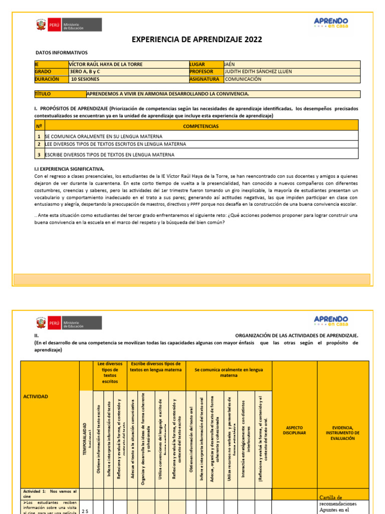 Eda 2° Trim. Comunicación | PDF | Información | Comunicación humana