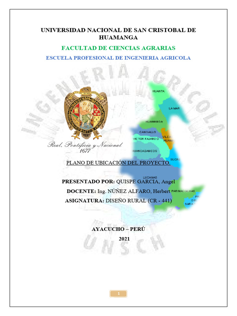 Informe 02 - Plano de Ubicacion | PDF | Geometría