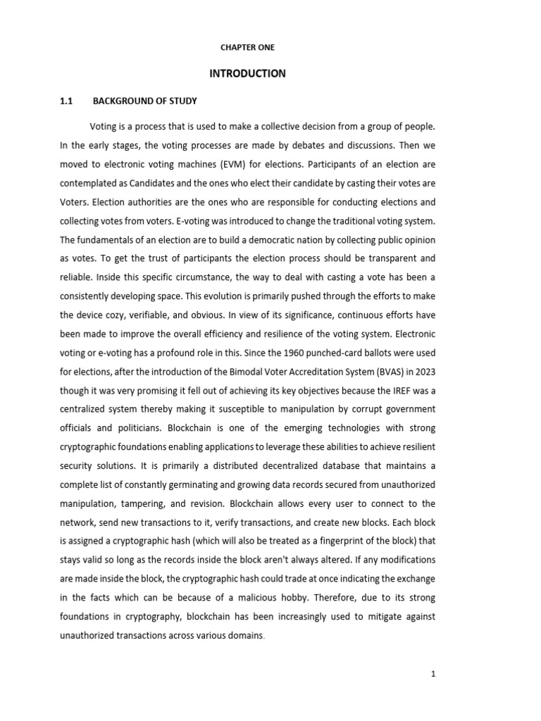 Blockchain Voting System | PDF | Computers