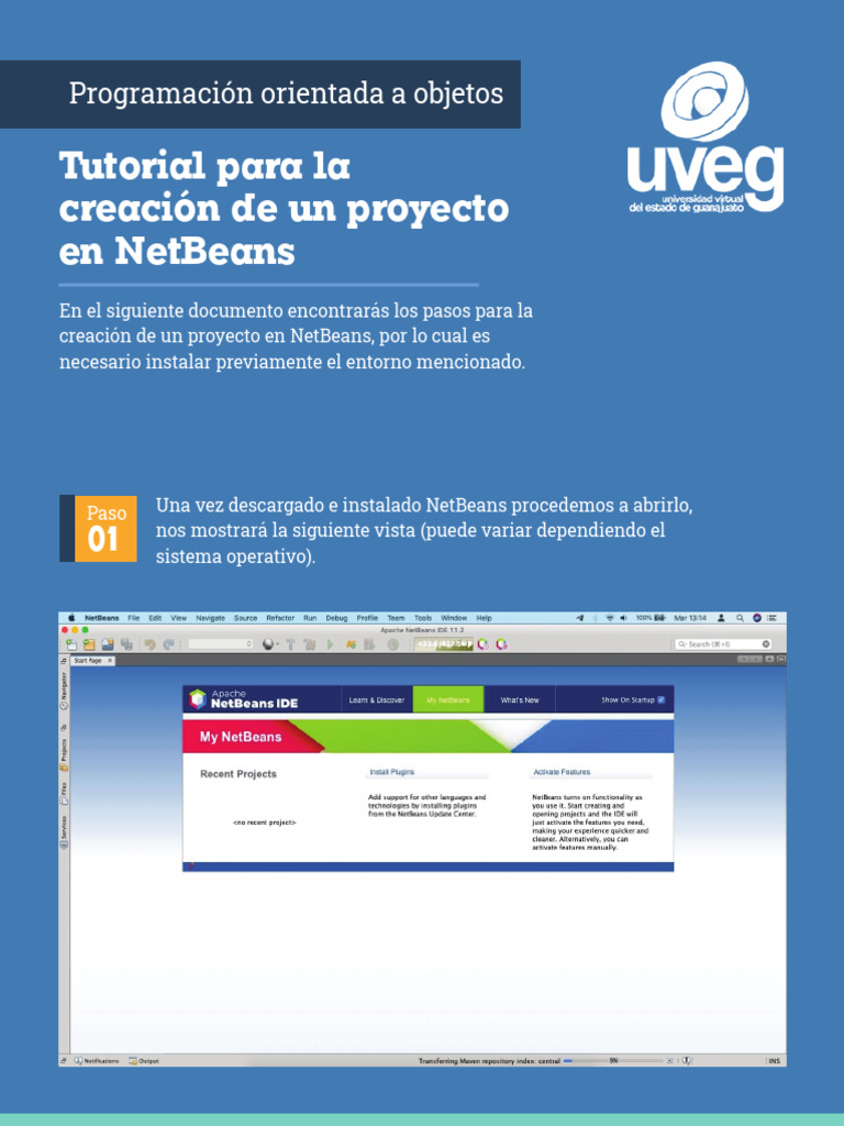 Tutorial para La Creación de Un Proyecto en NetBeans | PDF